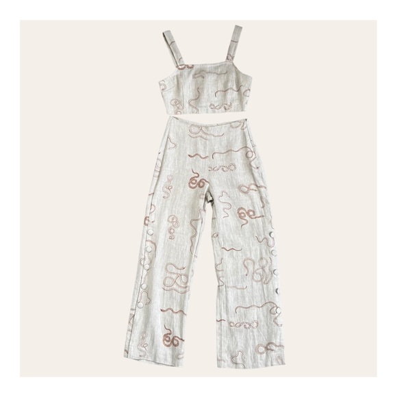 Paloma Wool | Tops | Paloma Wool Culebra Snake Print Top Size 34 Xs ...